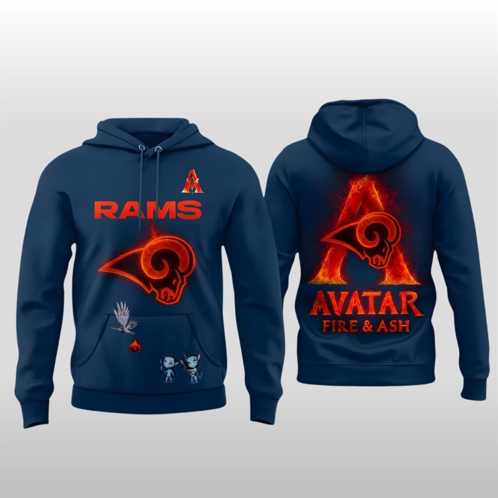2025 Rams Avatar Fire And Ash Hoodie - Zerelam