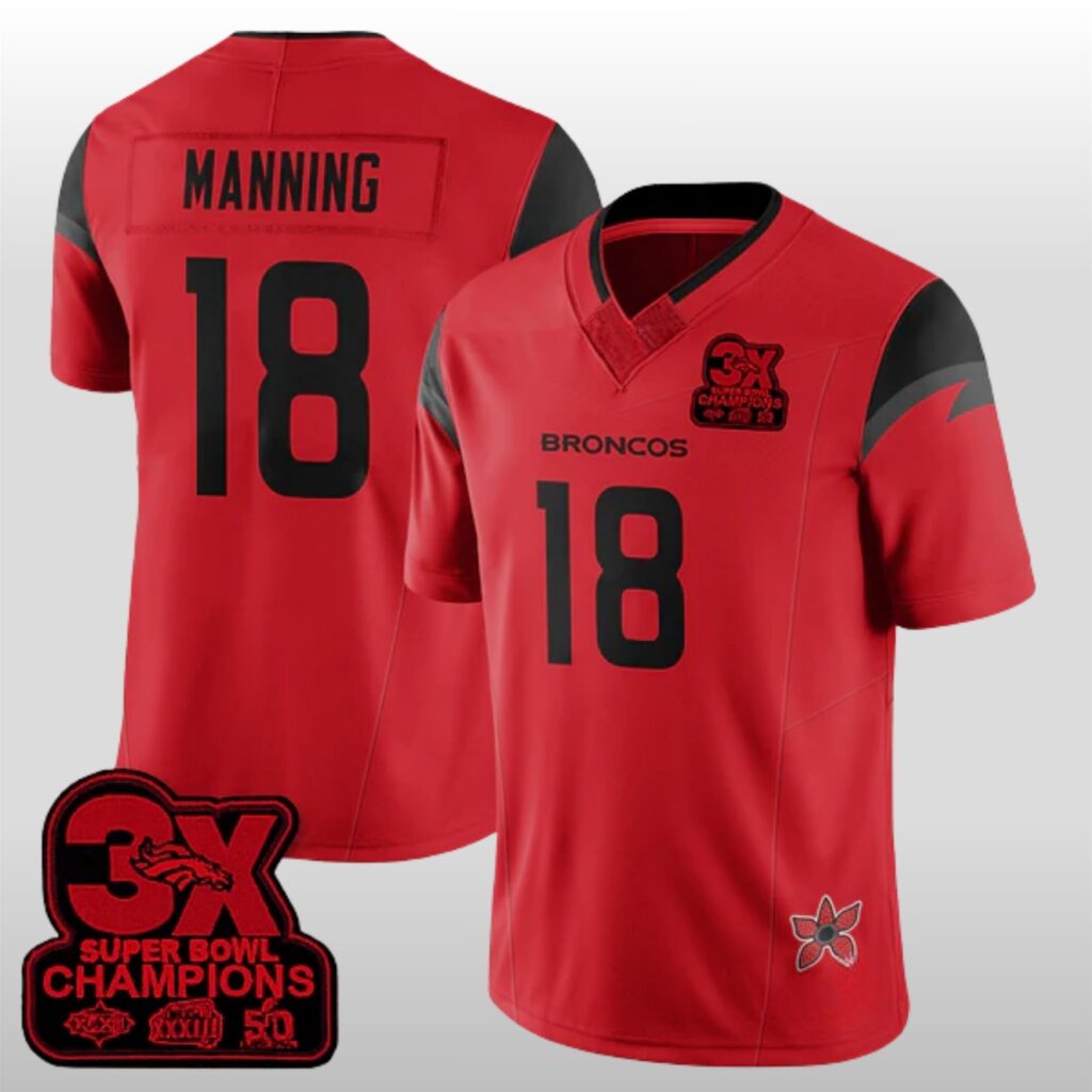 Denver Broncos Stranger Things 2026 Football Jersey - Zerelam.com