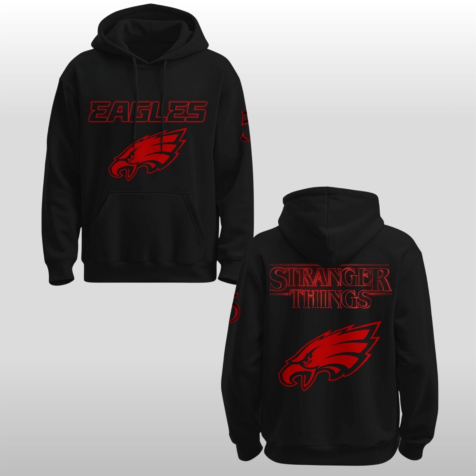 Philadelphia Eagles 2026 Stranger Things Sweatshirt - Zerelam