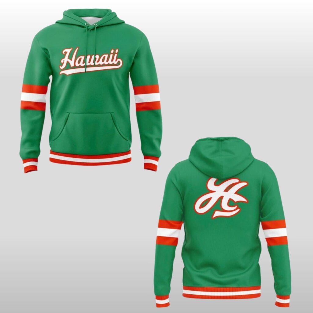 2026 Hawaii Rainbow Warriors Baseball Classic Kelly Green Hoodie