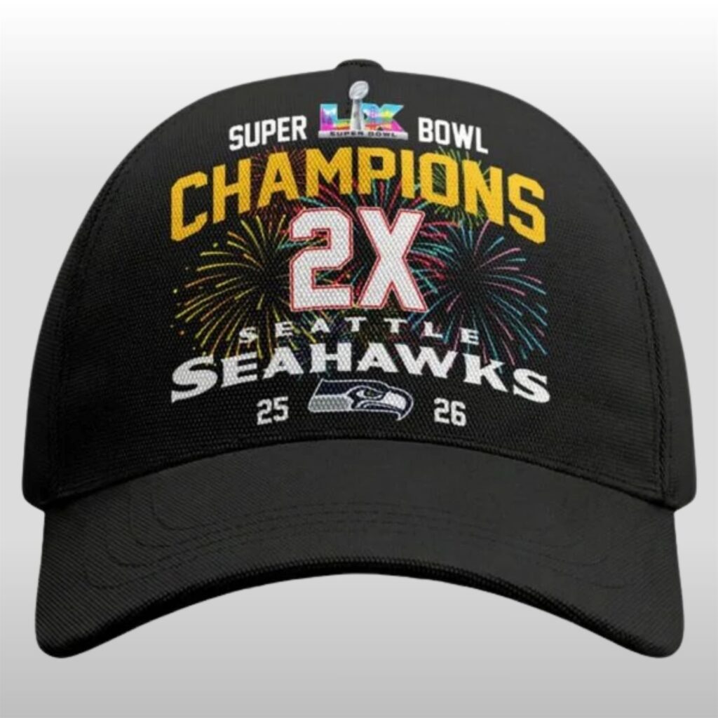 2026 Seattle Seahawks Super Bowl Champions 2x Hat - Zerelam