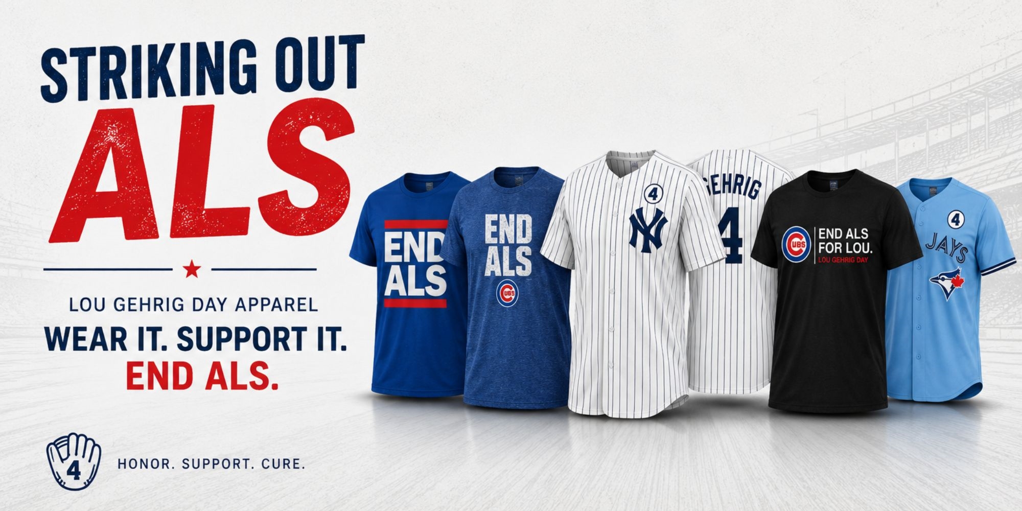 Exclusive Guide To MLB Lou Gehrig Day Apparel: Striking Out ALS In Style